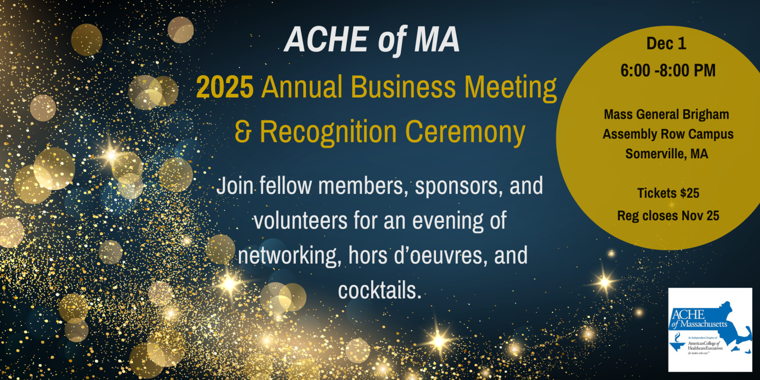 2025 Annual Business Meeting and Recognition Ceremony – ACHE of ...